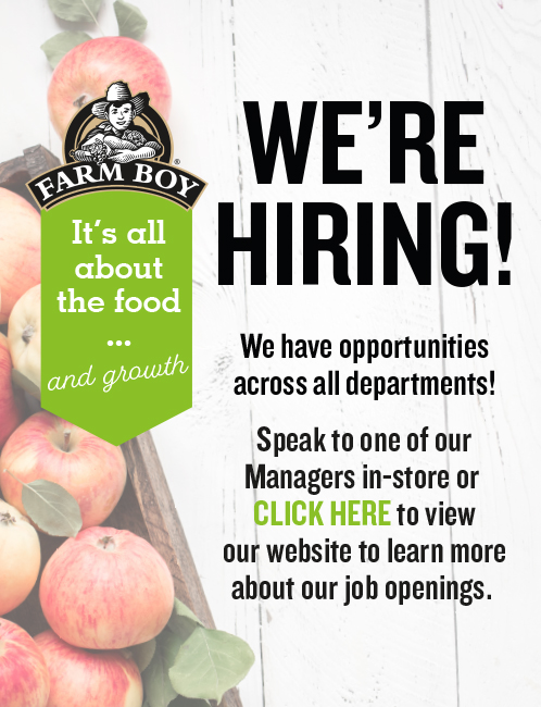 Farm Boy - It's all about the Food.