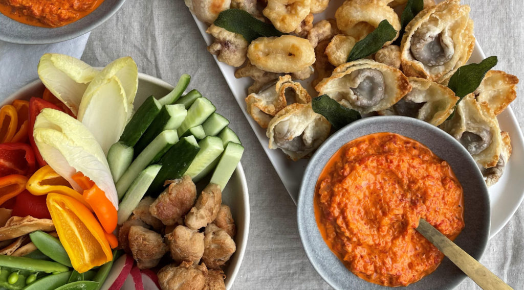 Vegan Roasted Red Pepper & Harissa Dip | Farm Boy Recipes