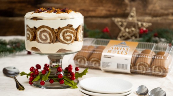 Gingerbread Swiss Roll Trifle Recipe | Farm Boy Recipes