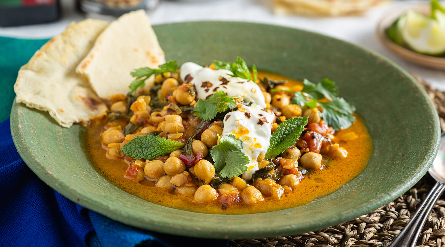 Spicy Chickpea and Rainbow Chard Stew | Farm Boy Recipes