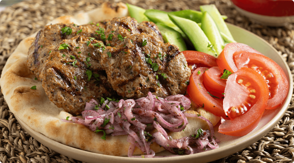 Turkey Kofte with Sumac Onions Recipe | Farm Boy
